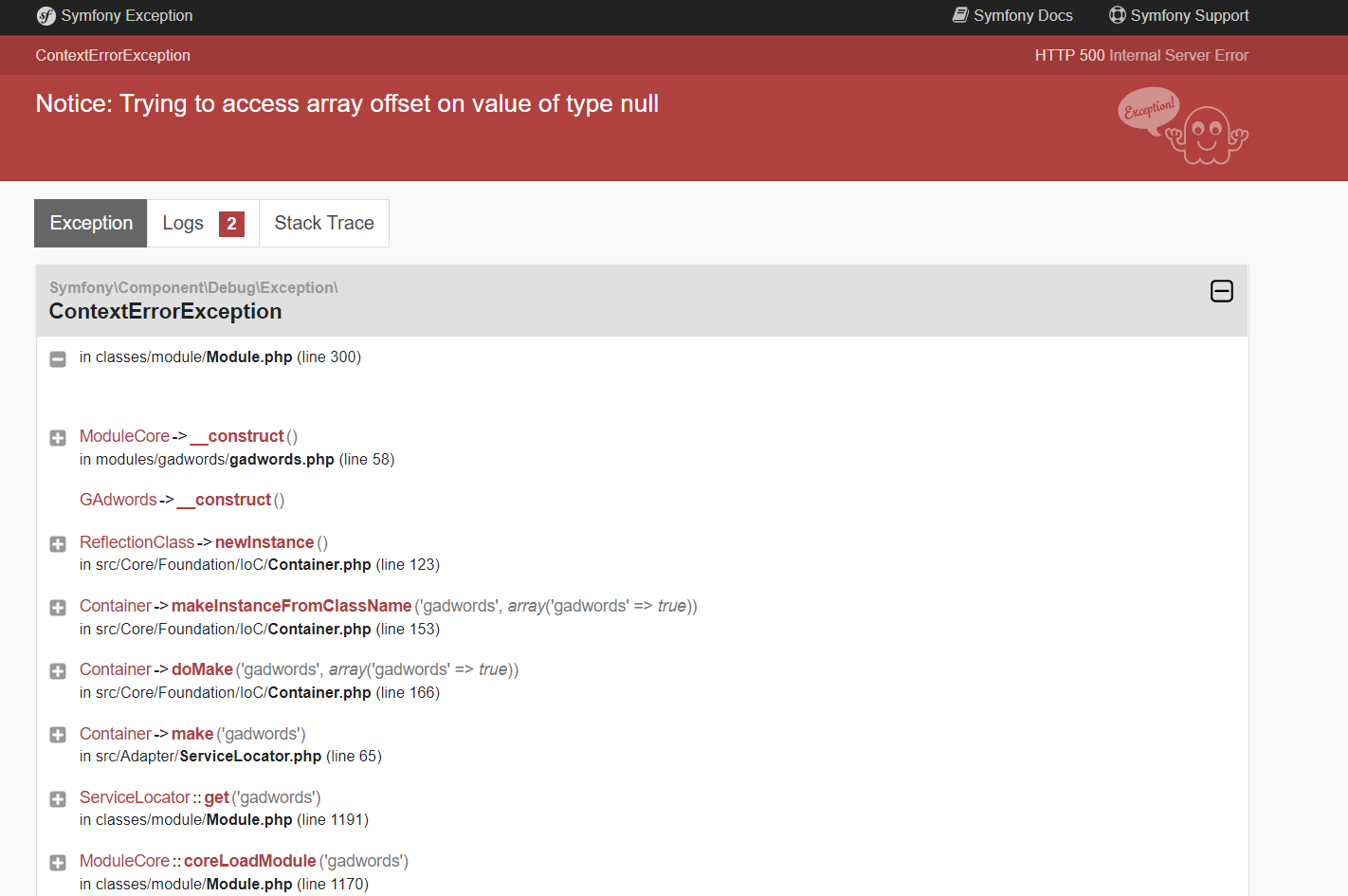Error Trying To Access Array Offset On Value Of Type Null Langage PHP