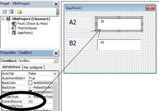 Xl 2010 Récupérer La Valeur Dune Cellule Dans Une Textbox Macros Et Vba Excel