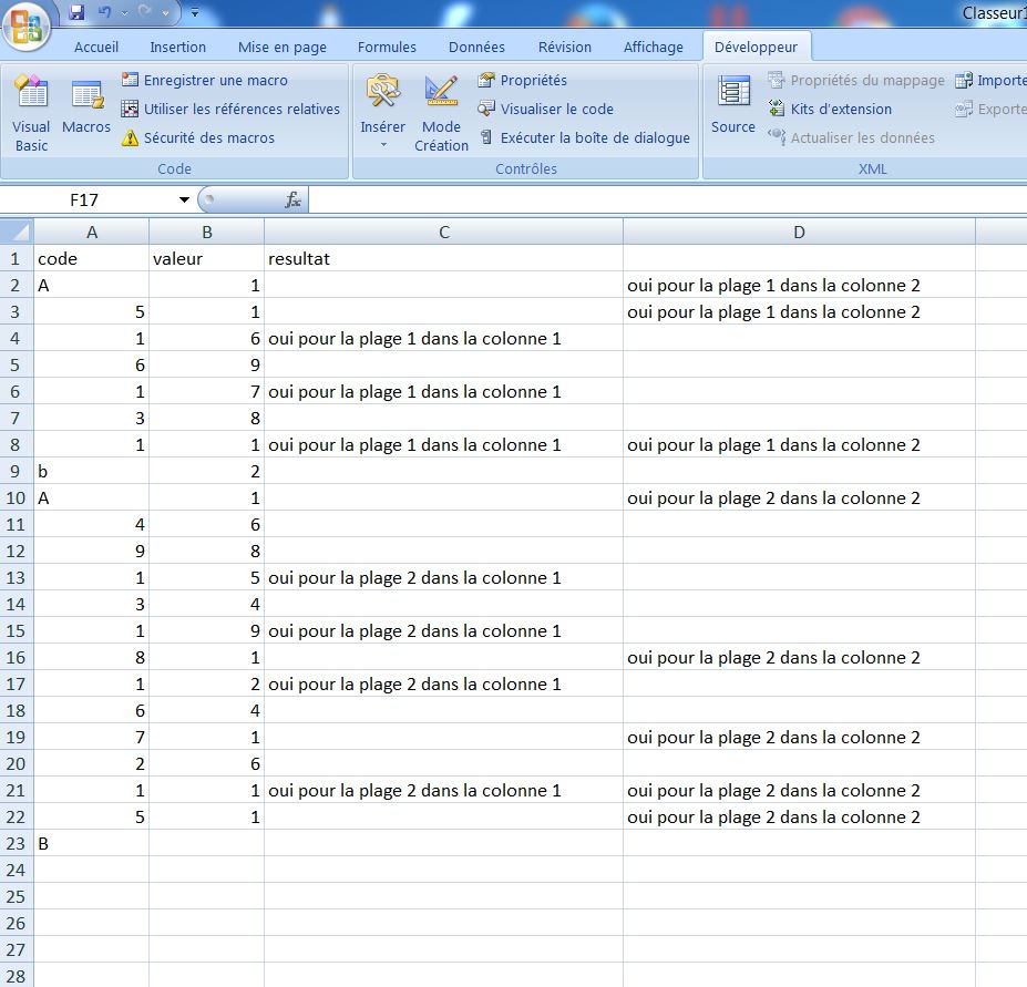 Problème Utilisation Findnext Macros Et Vba Excel