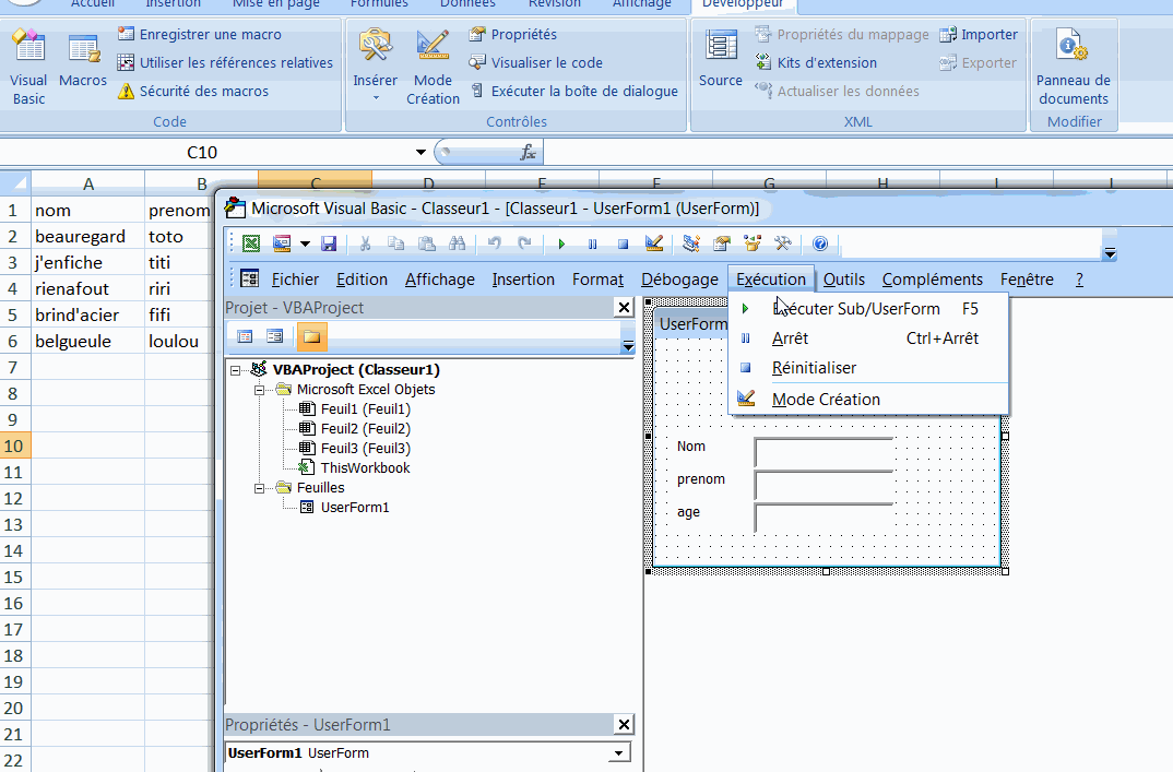 Rajouter à Un Userform Déjà Existant Une Liste Déroulante Macros Et Vba Excel